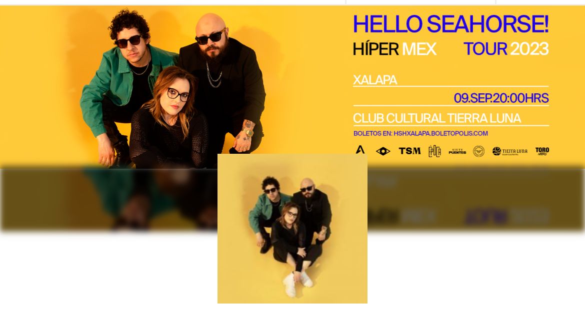 Hello Seahorse HiperMex Tour estará en Xalapa | Perfil Veracruz