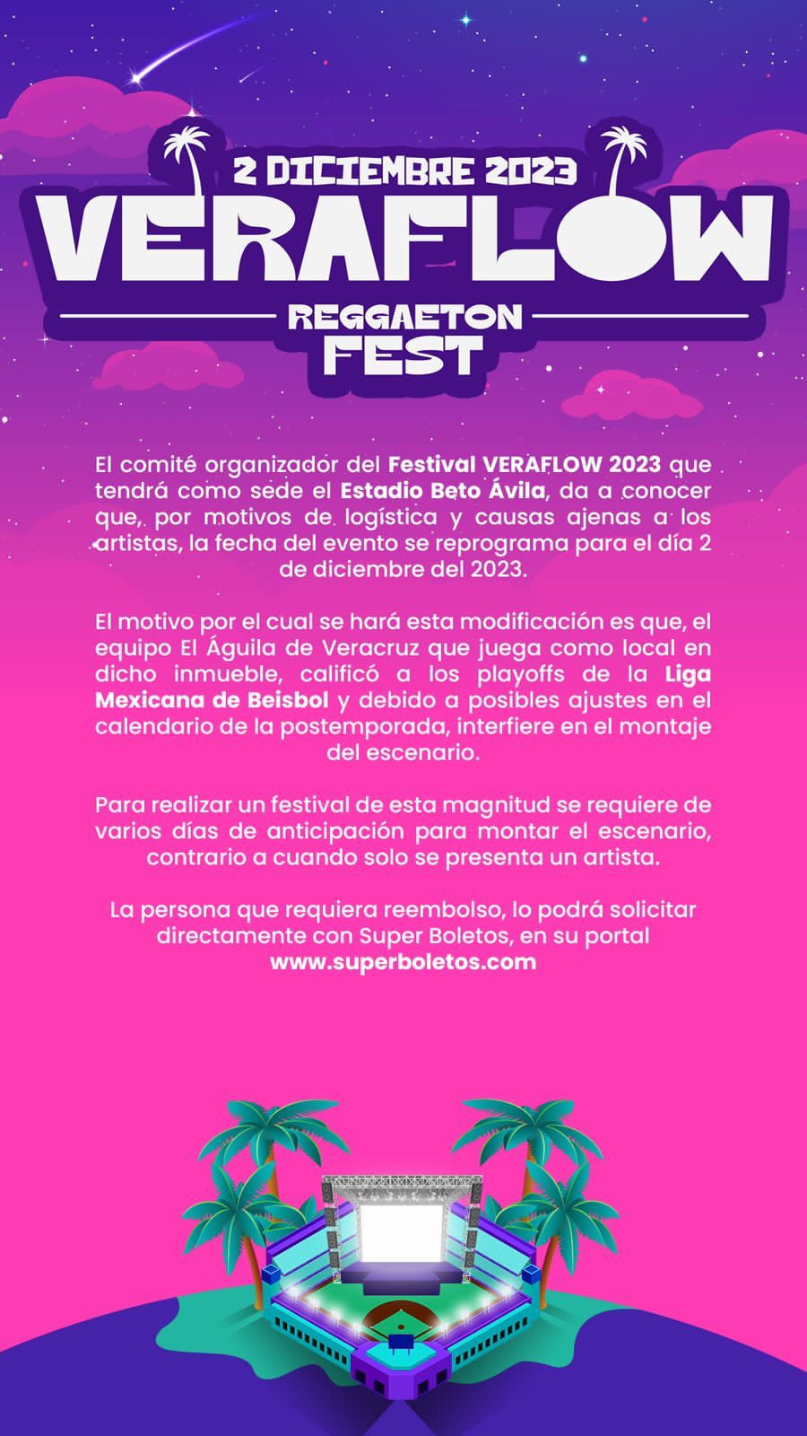 Cambian fecha del Veraflow Reggaeton Fest 2023 en Boca del Río | Perfil ...