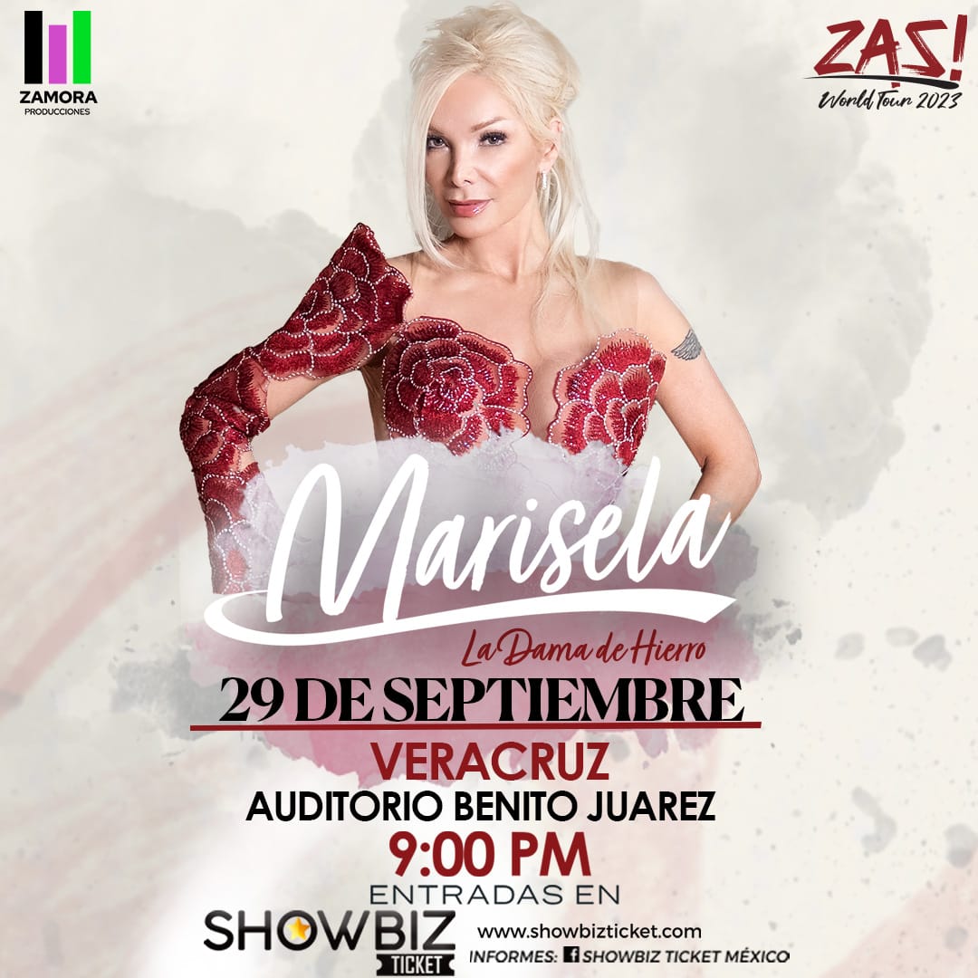 Marisela “La Dama de Hierro” cantará a Veracruz todos sus éxitos ...