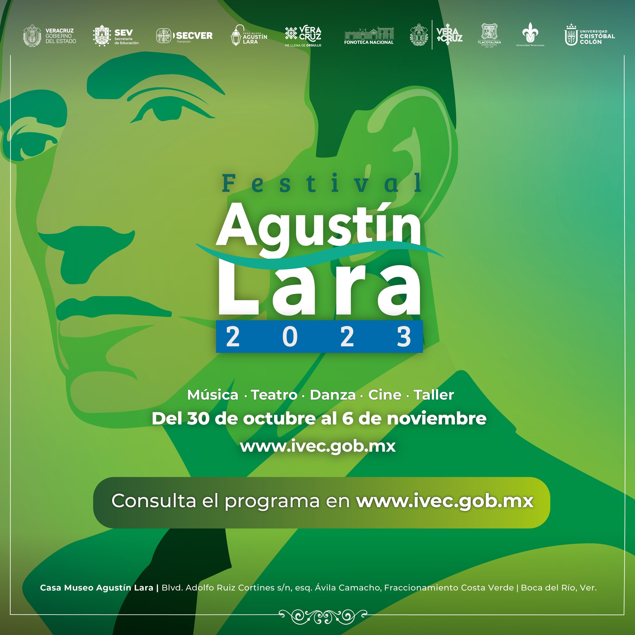 Invita IVEC a disfrutar de “Rumbero y jarocho”, programa artístico del Festival Agustín Lara ...