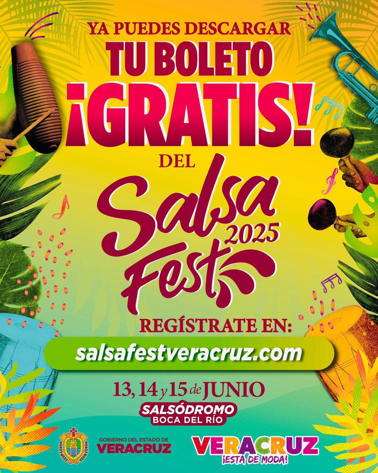 Regístrate y descarga tus boletos para el Salsa Fest | Perfil Veracruz